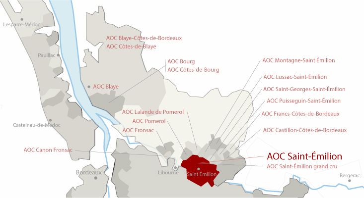 Vinos con denominación Saint-Émilion AOC