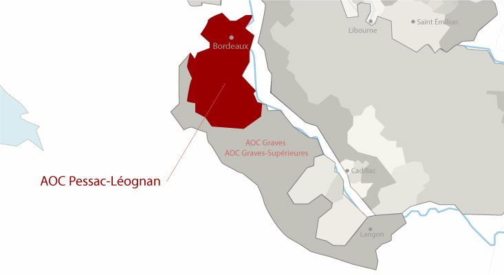 Vinos con denominación Pessac-Léognan AOC