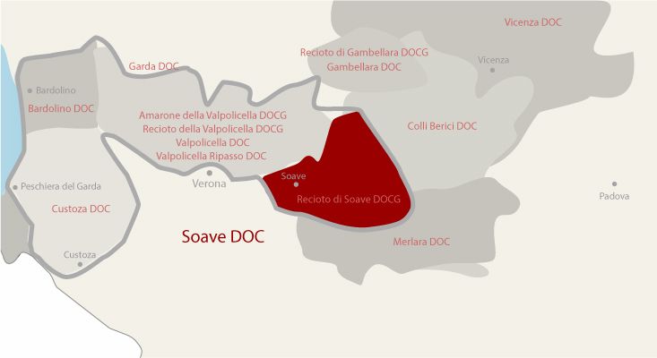 Vinos con denominación de origen Soave DOC